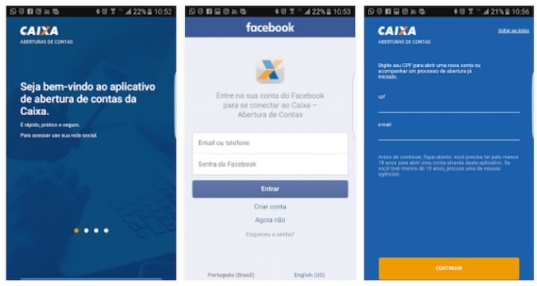 Como abrir conta na Caixa Econômica Federal - Conta-Corrente