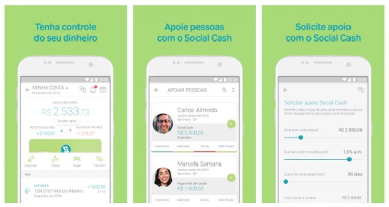 Social Bank permite empréstimo entre Pessoas Físicas - Conta-Corrente